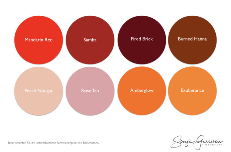 Farbtrends Rot Herbst/Winter 2020/2021 - SG-Stilberatung